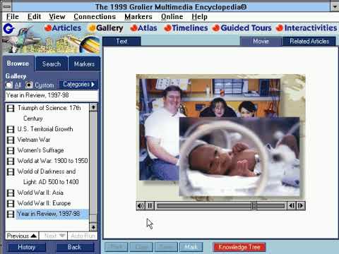 The 1999 Grolier Multimedia Encyclopedia CD-ROM (1998)