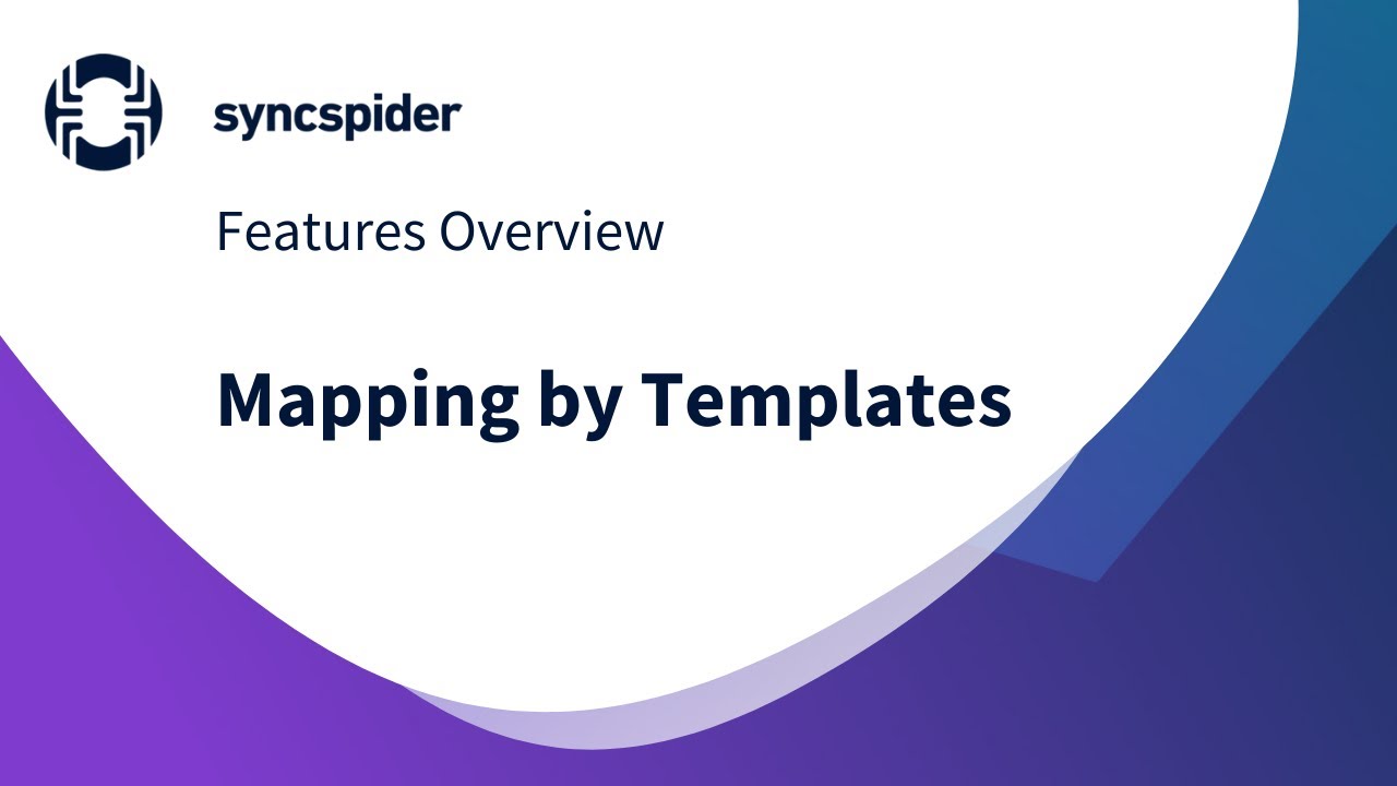 Mapping by Templates Guide
