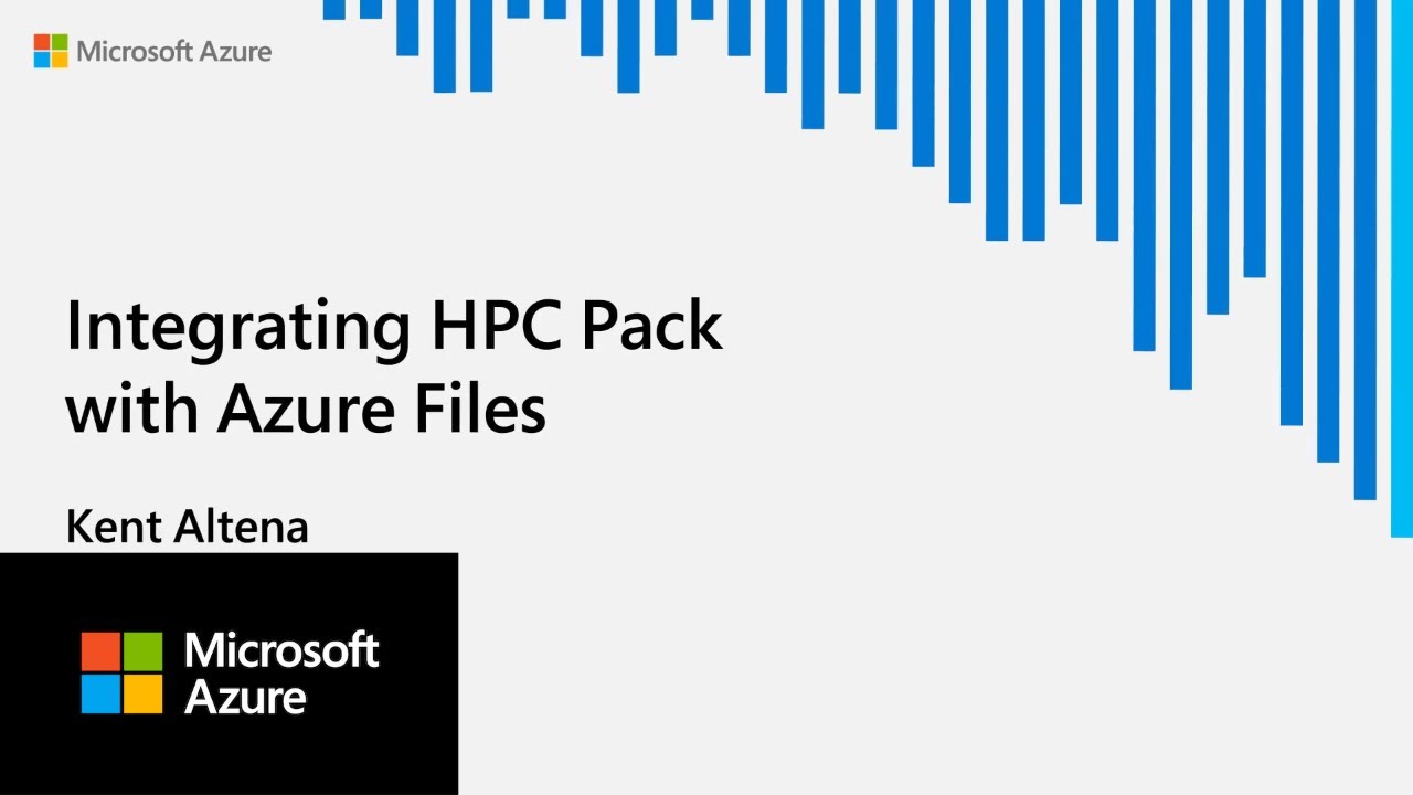 Integrating HPC Pack with Azure Files