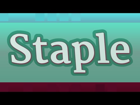STAPLE pronunciation • How to pronounce STAPLE