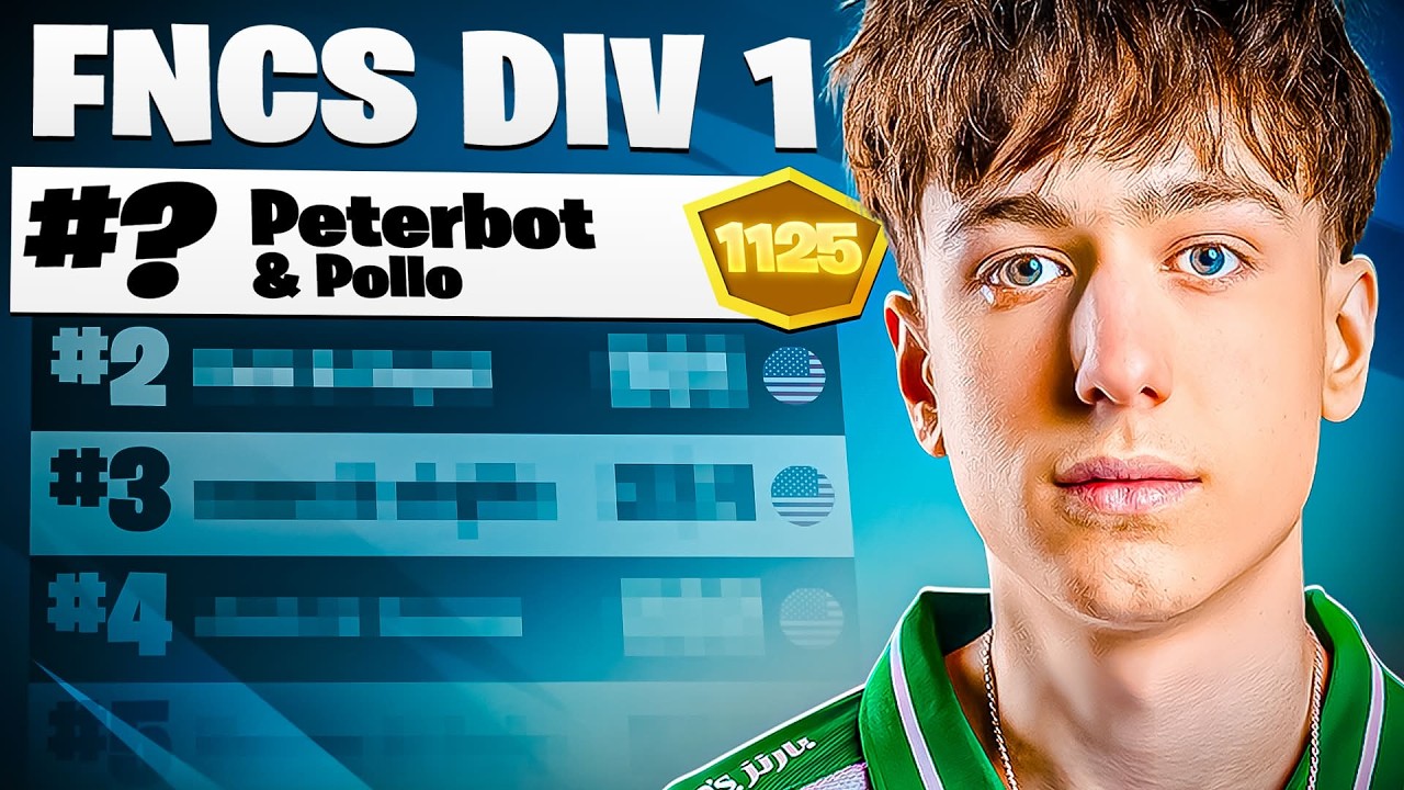 W-KEYING FNCS DIVISION 1 (MOST KILLS) 🏆 | Peterbot