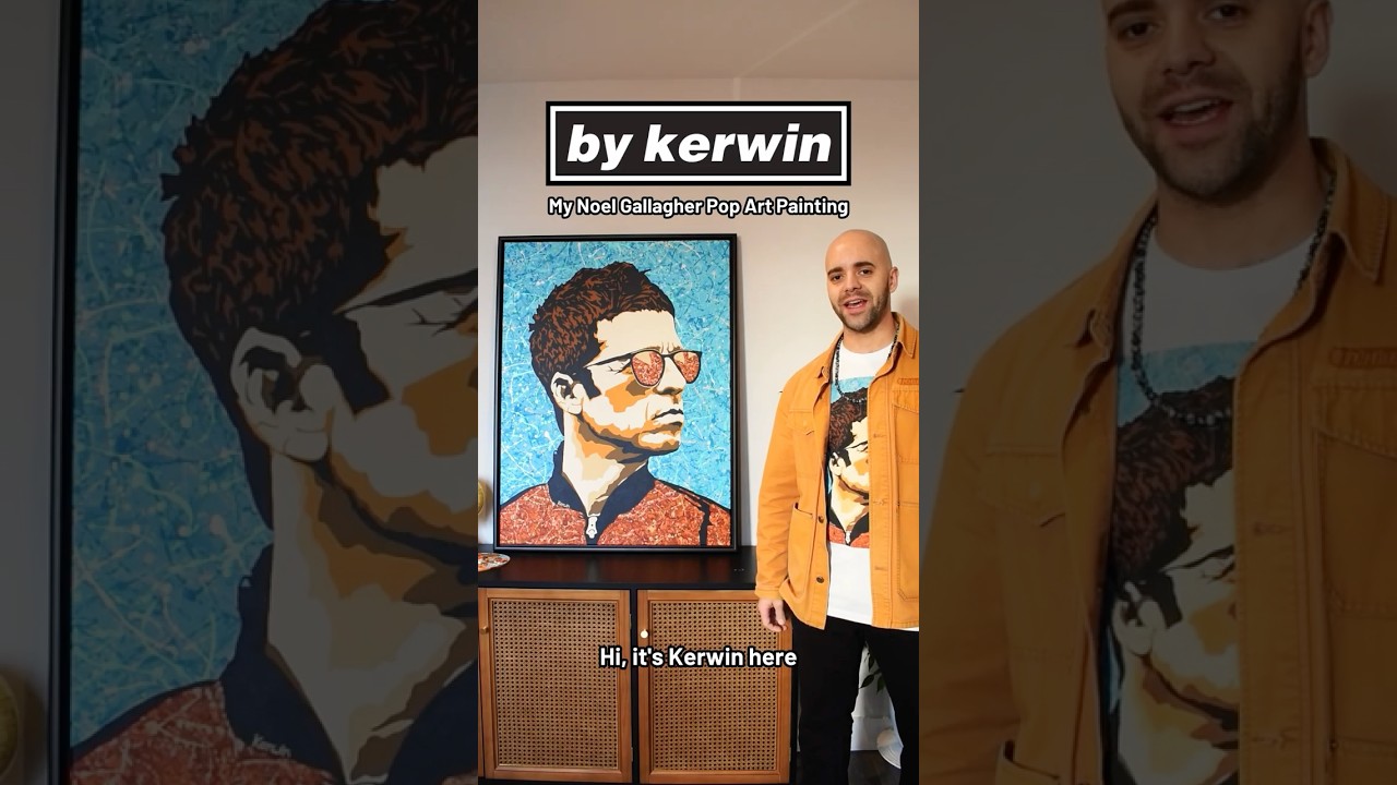 The Story Behind My Noel Gallagher Pop Art Painting | Inspiration & Process