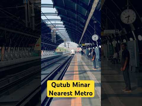 Which is the nearest metro to Qutub Minar #qutubminar | how to go to Qutub Minar by metro