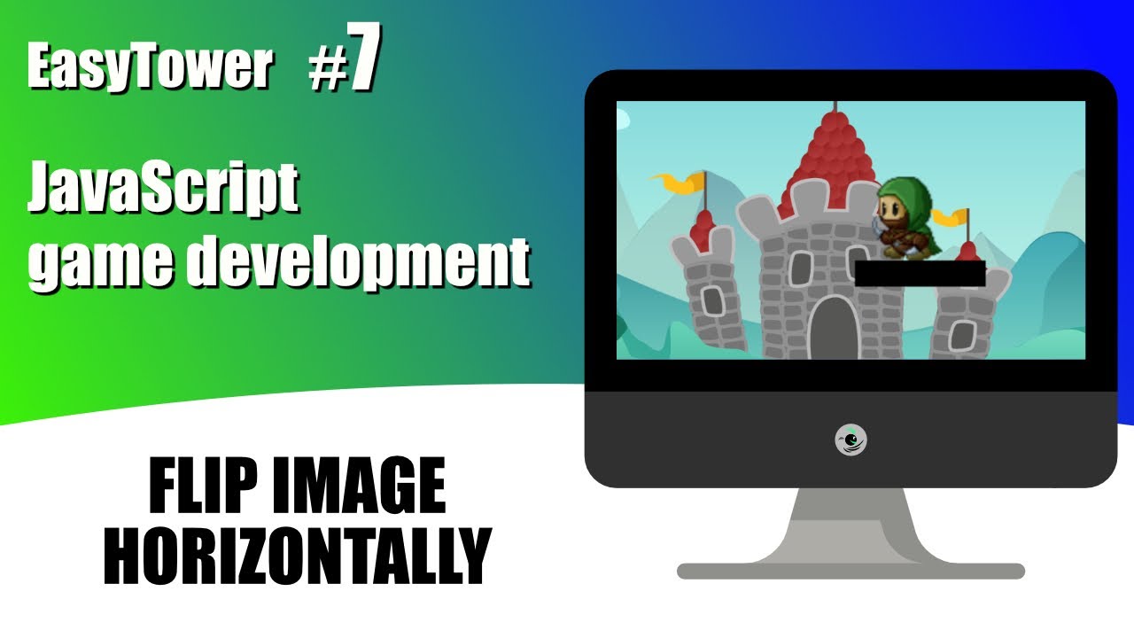 Easy Tower - 7. Flip image horizontally - JavaScript canvas game coding