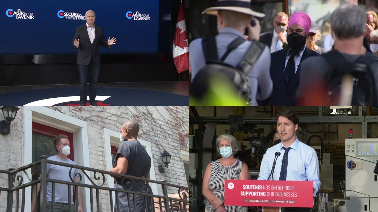 Party leaders try to stand out from the pack