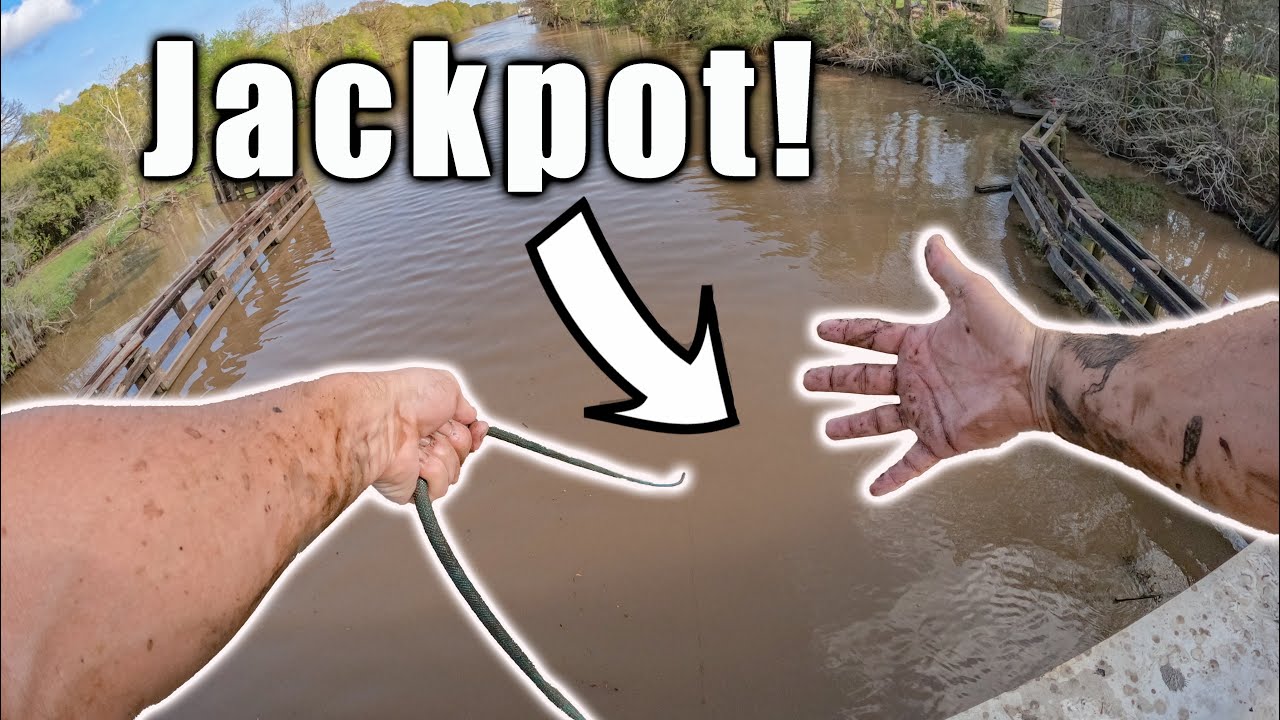 This Is The Best Magnet Fishing Spot In The World - We Hit The Magnet Fishing Jackpot!