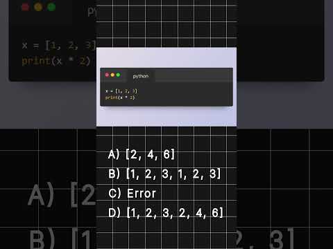 Day 1: Python Interview MCQ You MUST Know! 💡🐍#python #coding #interview #shorts