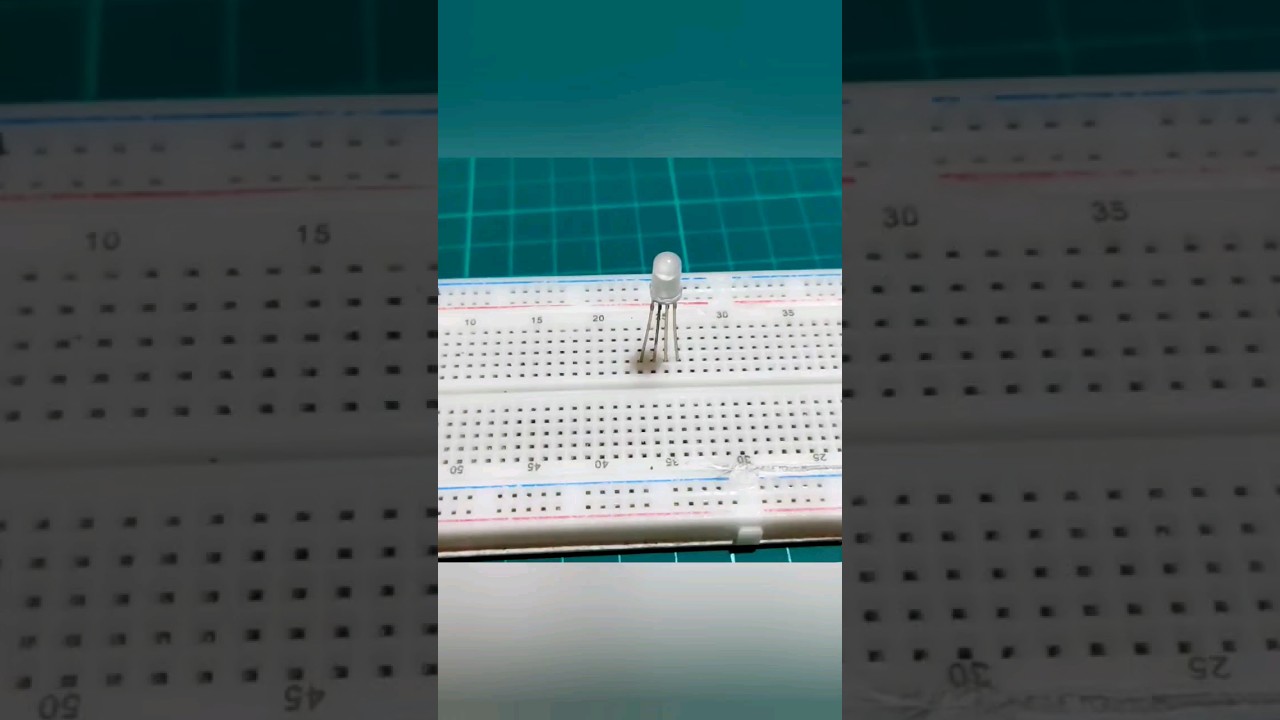 4-Terminal RGB LED Testing #arduinoprojects  #electronics #engineering #diy
