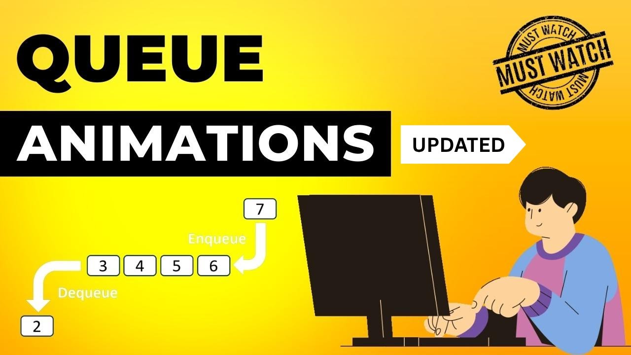 Queue Animations | Data Structure | Visual How
