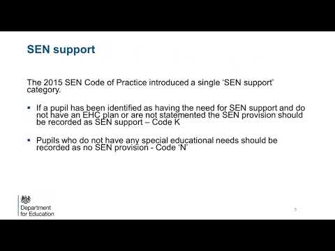 School Census - Special Educational Needs