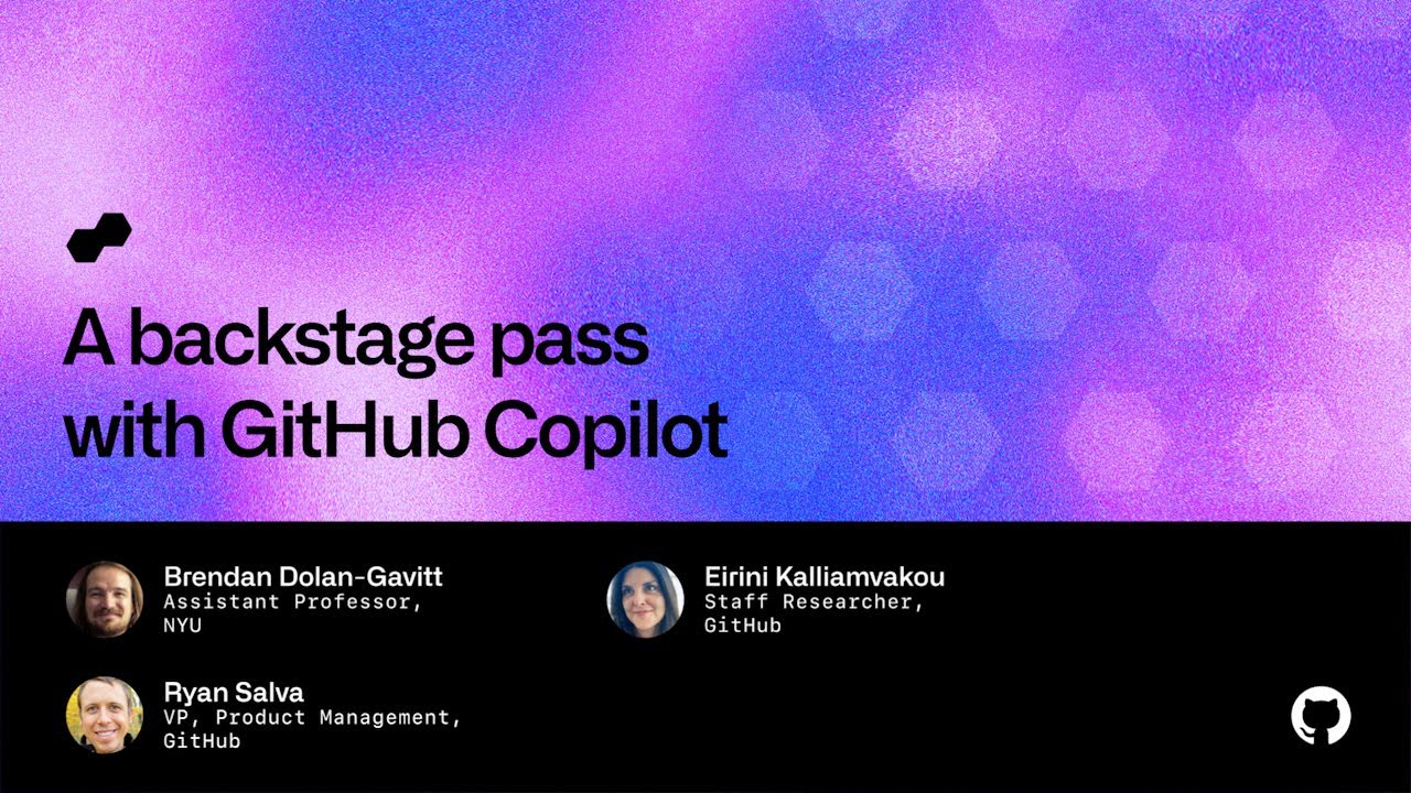A backstage pass with GitHub Copilot - Universe 2022