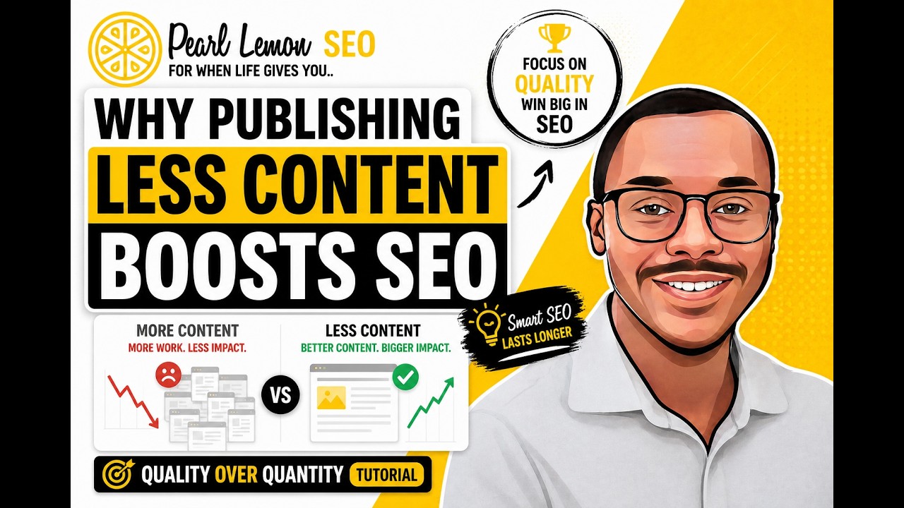 Why Publishing Less Content Boosts SEO | Quality Over Quantity Tutorial
