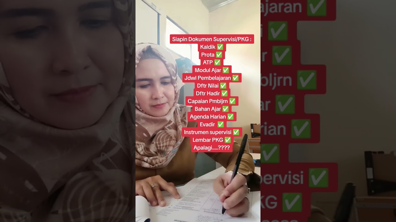 Dokumen supervisi/PKG