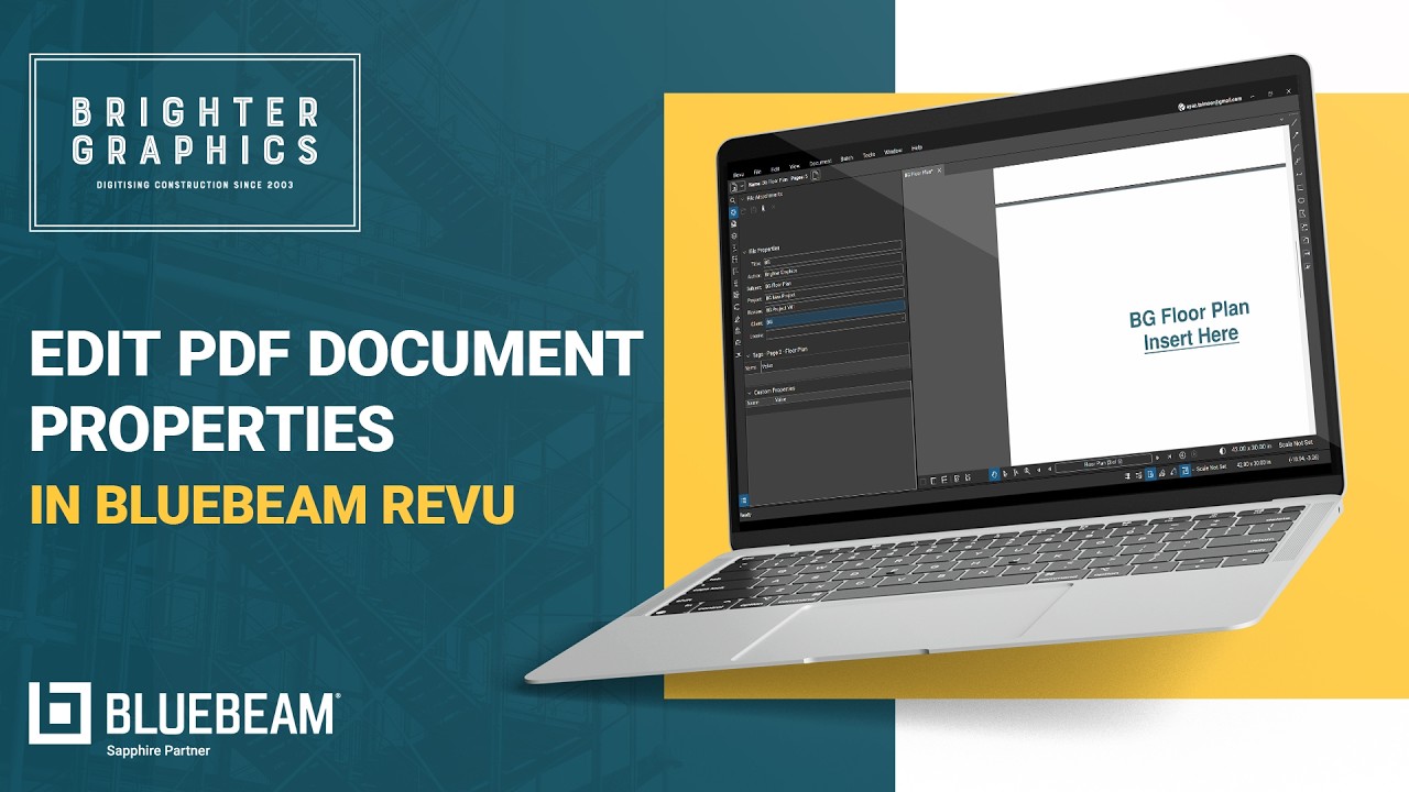 How to See & Edit Document Properties for PDFs in Bluebeam Revu 21 | PDF Document Properties