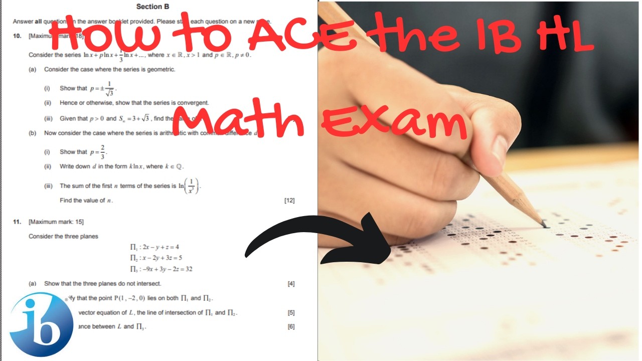 Tips for the IB HL Math Exam