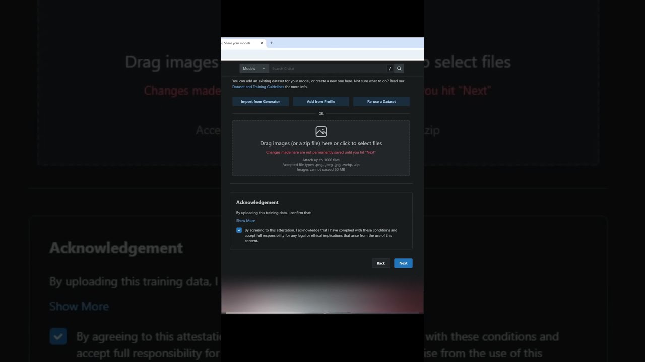 Quick how to on making a LoRA on CivitAi