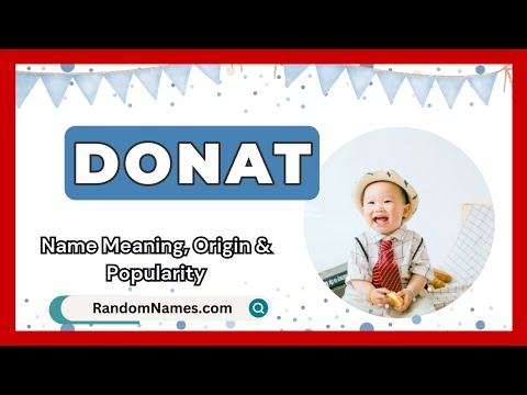 Donat - Baby Boy Name Meaning, Origin & Popularity - RandomNames.com