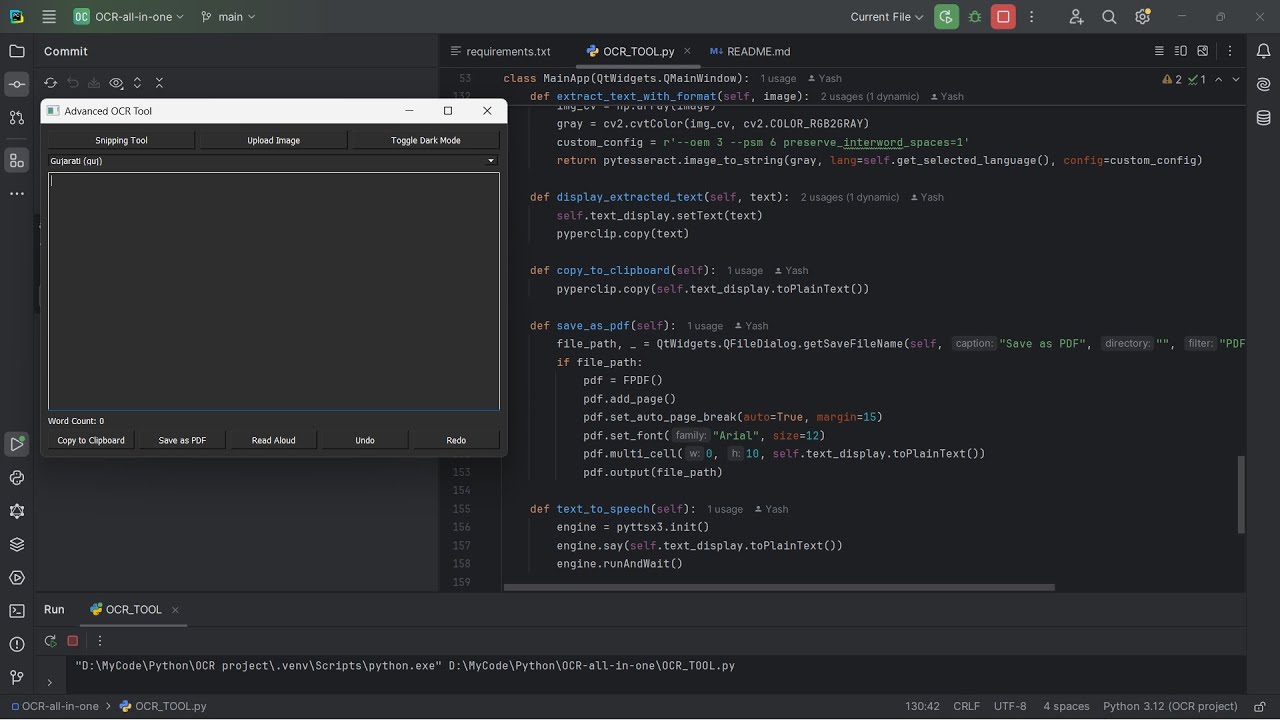 OCR Tool Using Python – Extract Text from Images Instantly!