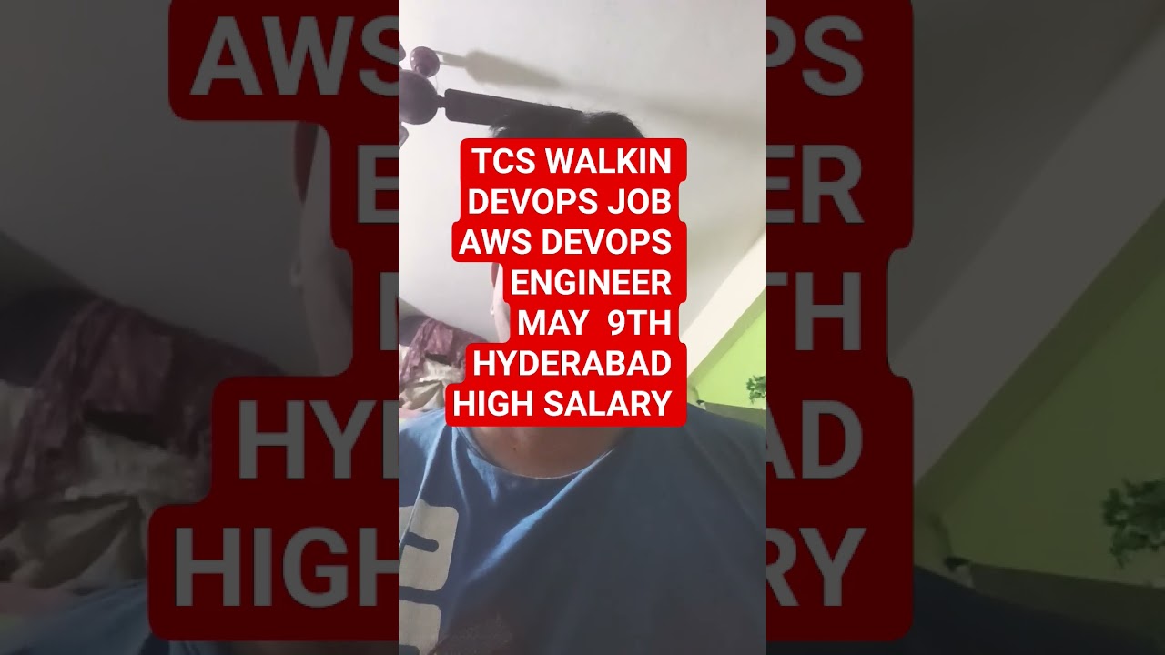 TCS DevOps Engineer Walk-in 2026 🔥 Terraform + AWS | Hyderabad Jobs