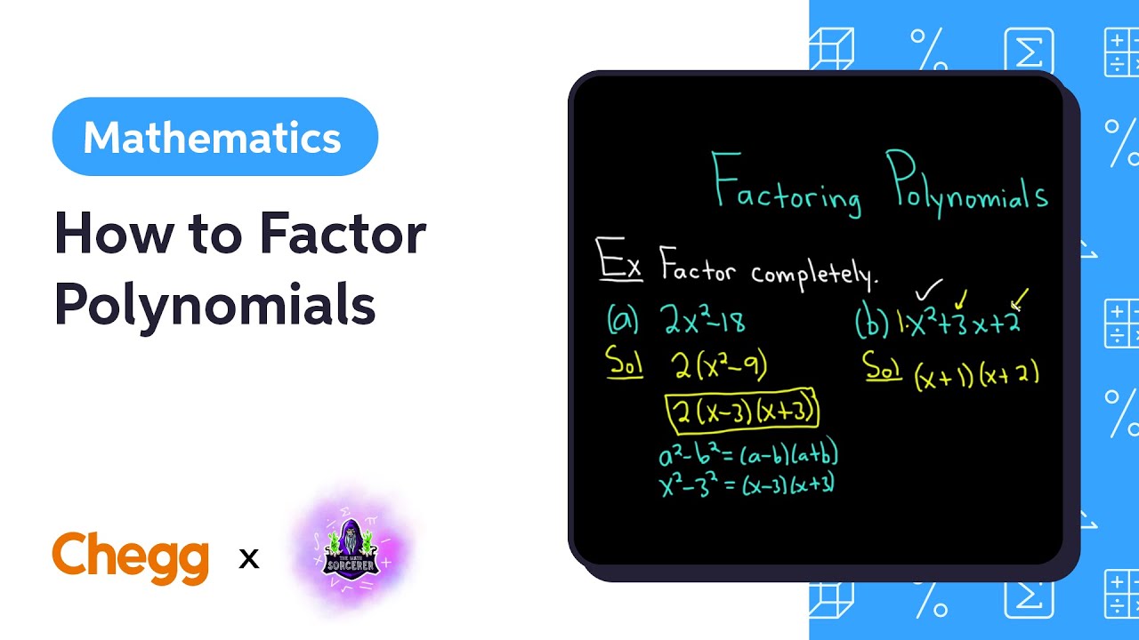 How to Factor Polynomials Ft. The Math Sorcerer