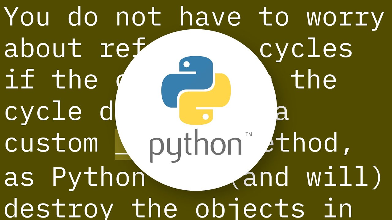 Circular reference in python