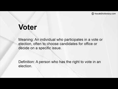 Voter Meaning