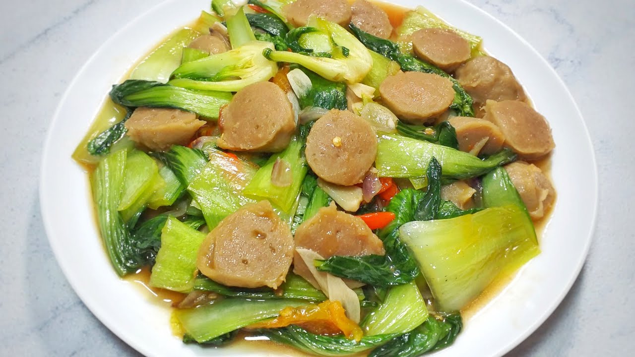 RESEP TUMIS PAKCOY BAKSO