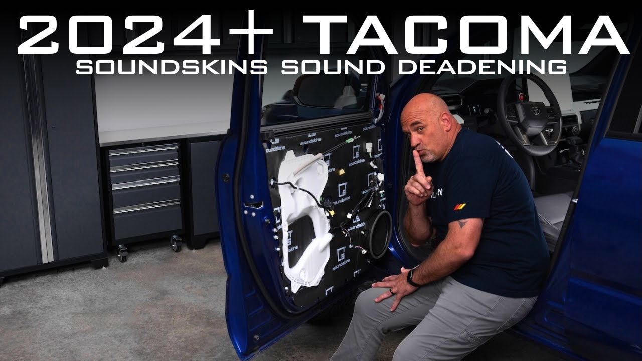 2024+ Toyota Tacoma Soundskins Pro Cut Sound Deadening Kit Install