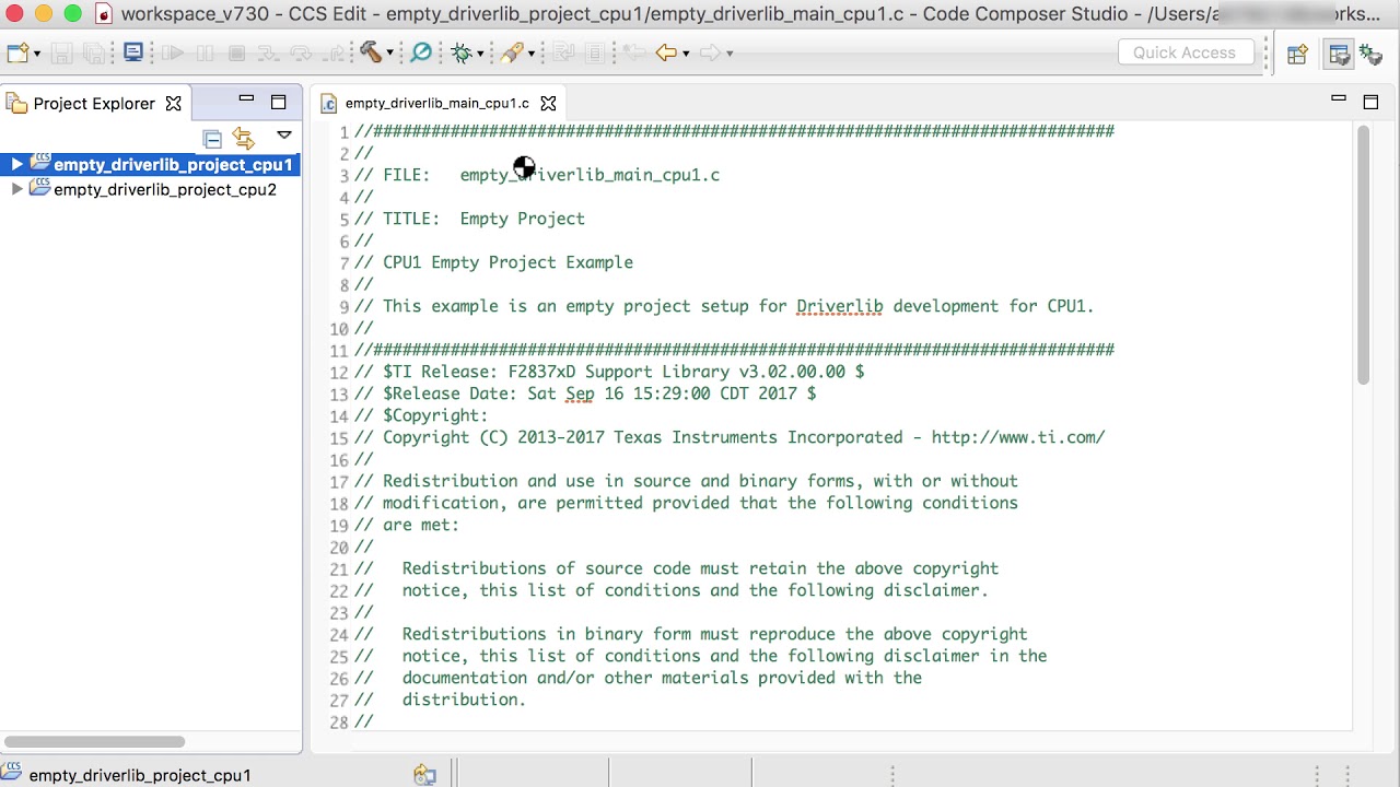 Multi-core Debug Launch