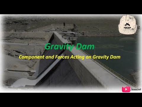 Gravity Dam - Component and Loads on gravity Dam