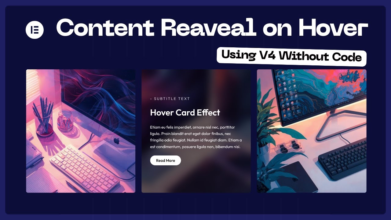 Reveal Hidden Content on Hover Using Elementor V4 (No Code)
