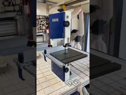 Rikon 10โ bandsaw. New addition to shop. Recommendation from Annette at 513woodworks ๐ #bandsaw