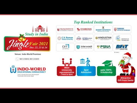 Study In India Jingle Fair 2021, Indo-world Educational Consultancy