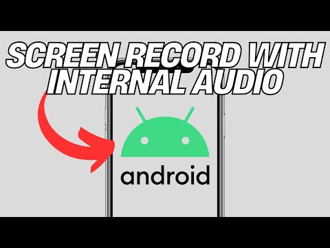 How to Screen Record with Internal Audio on Android 2025!