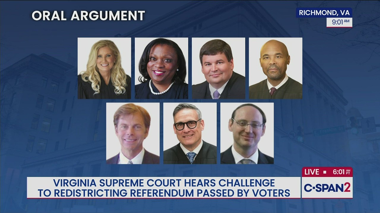 Virginia Supreme Court Hears Case on Redistricting Measure