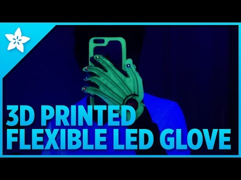 3D Printed Flexible LED Glove by adafruit - Thingiverse