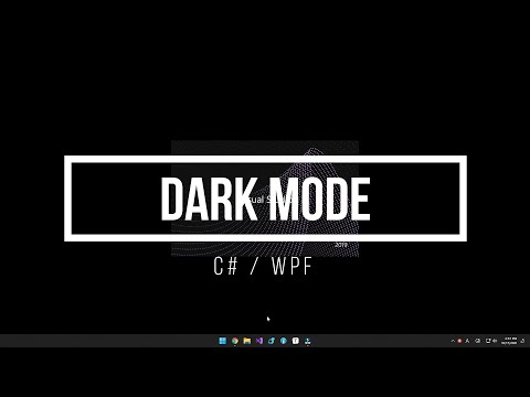 WPF C# | Dark Mode and Light Mode in WPF | Wpf Custom Controls (Jd's ...