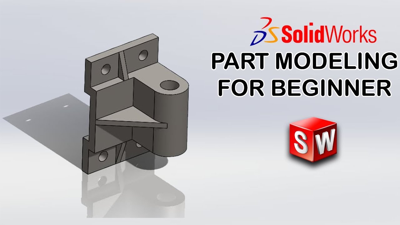 Solidworks Basic tutorial #23 | Part Modeling for Beginners