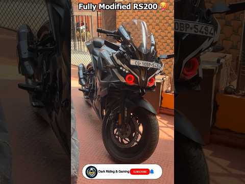 FULLY MODIFIED PULSAR RS200 ππ₯| #shorts #youtubeshorts #rs200