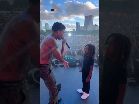 King Von’s Son Performs on Stage with NLE Choppa🫡#shorts