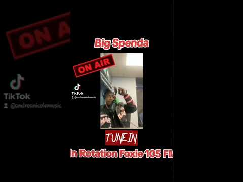 #BigSpenda is now in rotation on Foxie 105 FM 🔥