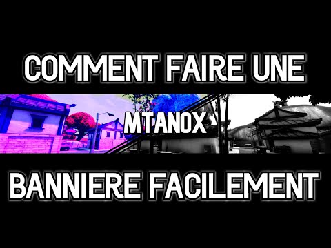 COMMENT FAIRE UNE BANNIERE YOUTUBE FACILEMENT SANS LOGICIEL !!!