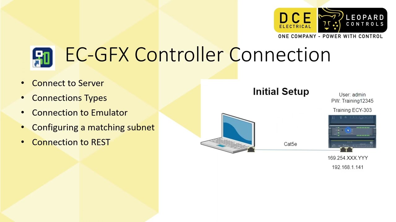 Leopard Controls Distech HVAC Tutorial Series - Connect to ECY Controller