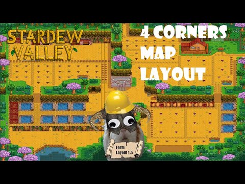 Steam Community :: Video :: 4 Corners Map Layout for Farm Stardew Valley