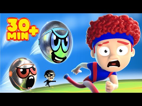 Monster Balls | Mega Compilation | D Billions Kids Songs