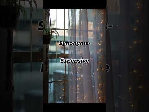 What are the synonyms of expensive? || Relevant Learning #shorts
