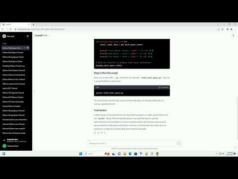python check free space on disk