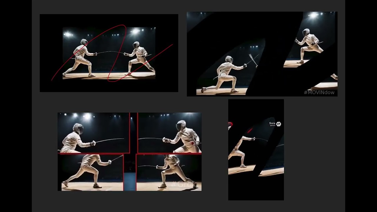 A hand-drawn cut line. Sora and Grok couldn't do it. MOVINdow did instantly.