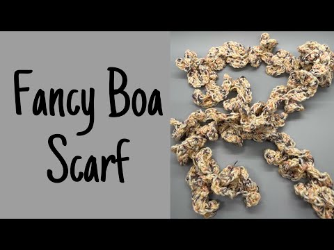 Fancy Boa Scarf