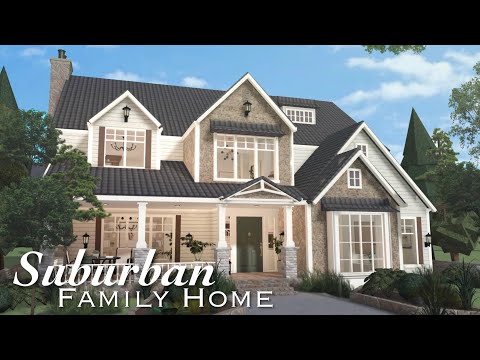 Bloxburg: Suburban Family Home | Roblox Bloxburg | Speedbuild